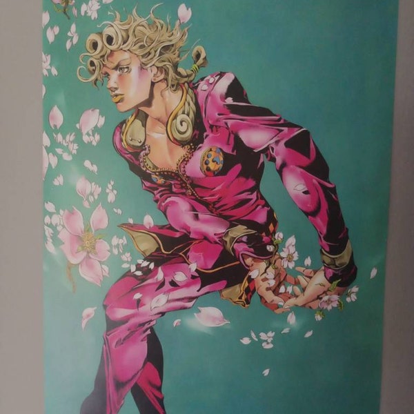 Jojo Part 7 Steel Ball Run Poster, Anime/manga Wall Art Print, Home ...