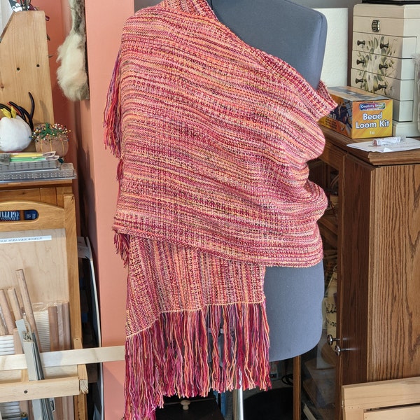 Saori Style Scarf Rigid Heddle Weaving Pattern - Etsy