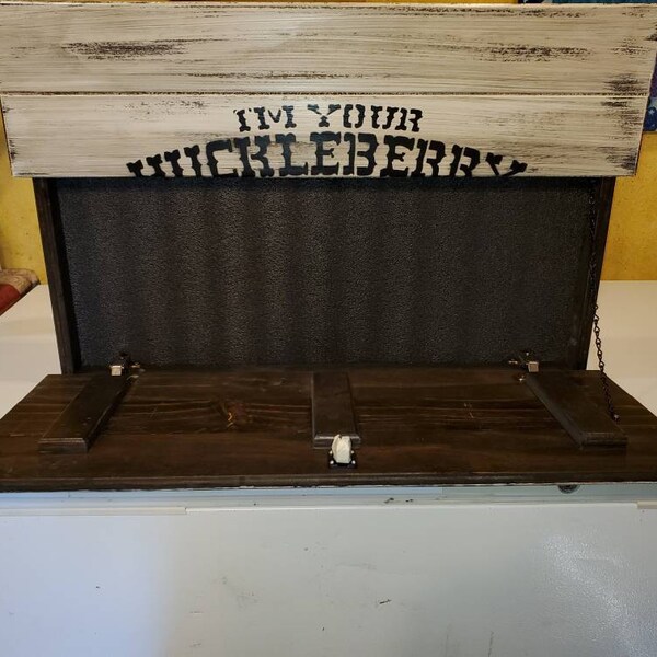 I'm Your Huckleberry Hidden Gun Storage Sign - Etsy