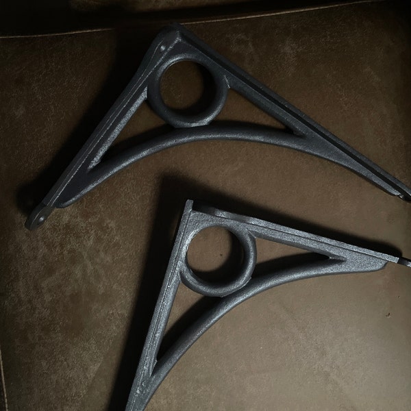 Classic Iron Flush Mount Post Base - Etsy