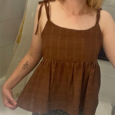 Drawstring Ruched Top Sewing Pattern PDF, Women's Blouse Sewing Pattern ...