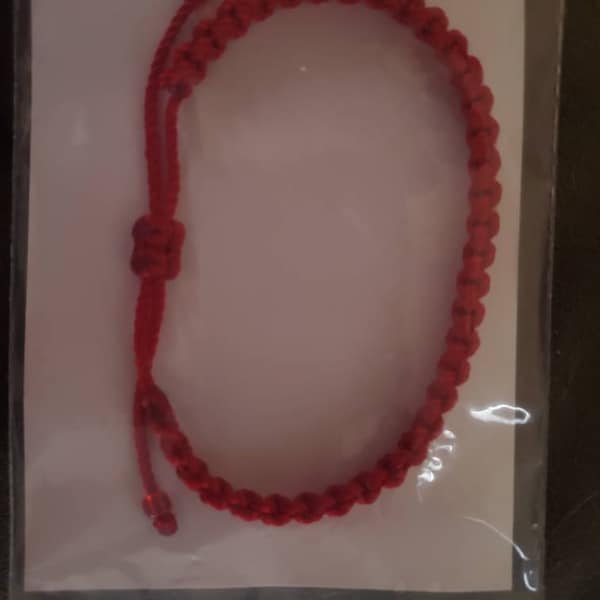 Red String Evil Eye Protection Wristband, Good Luck Bracelet for Man ...