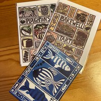 Spring Onions: Food Theme Lino Cut Prints Available in Black - Etsy