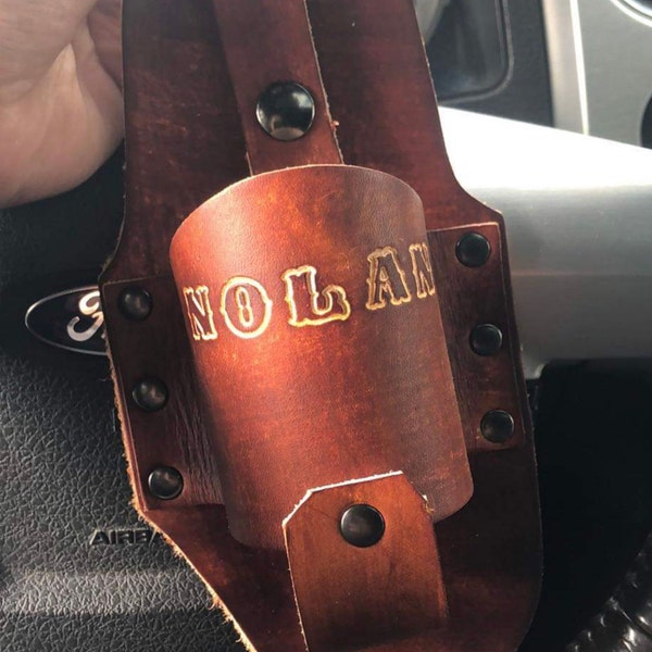 Personalized Leather Drink Slings Beer Holster - Etsy