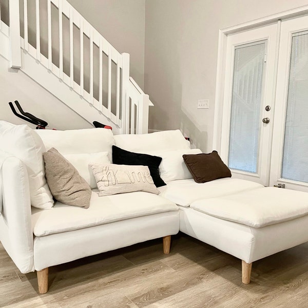 Whole Set Soderhamn Corner Section Cover, Custom Made Cover Fits IKEA ...