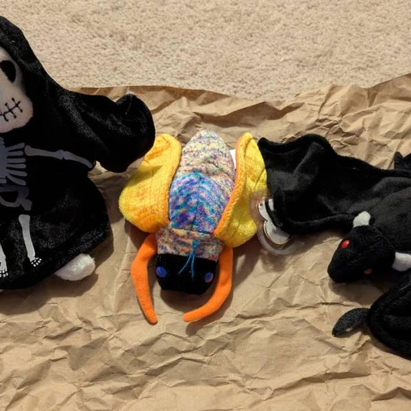 Ty Beanie Babies Bugs Insects Lucky, Inch, Twitterbug, Glow, Countess ...