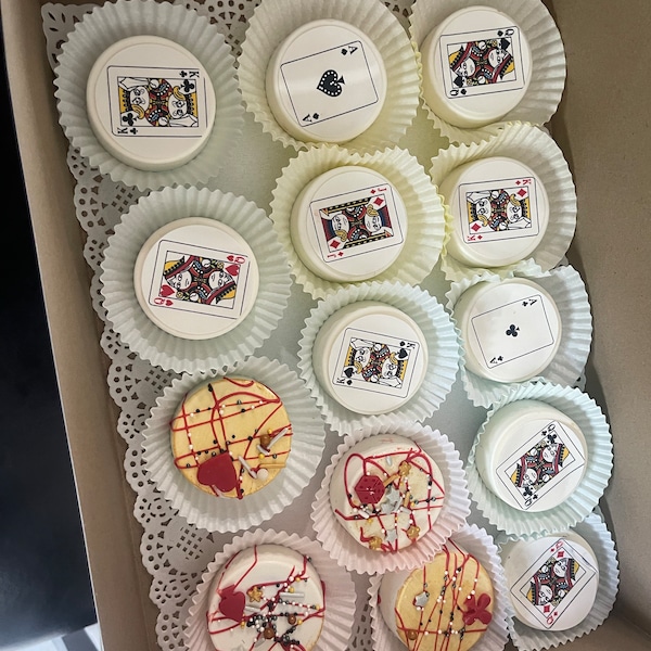 Edible Pre Cut Playing Cards, Poker Cards - Etsy