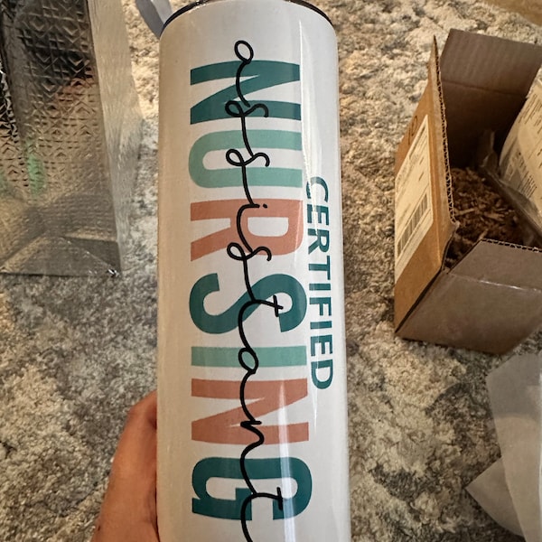 CNA Tumbler Cup, CNA Gifts, Certified Nursing Assistant, Nurse ...
