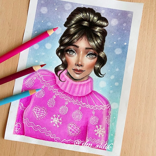 Jessica - Coloring Page * Instant Download * Printable File * Lineart ...