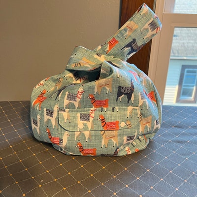 PATTERN Knitting Project Bag Pattern Knot Bag Bag Pattern - Etsy