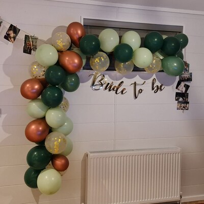Stunning Green Balloon Arch, Green Balloon Garland, DIY Balloon Garland ...