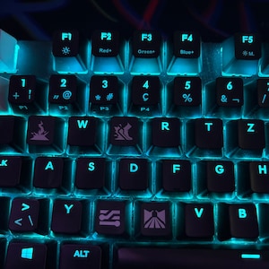 REYNA Valorant Keycaps Agent Abilities OEM Profile Fits Cherry MX ...