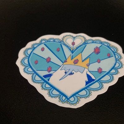 Ice King Sticker Ice King Adventure Time Stickeradventure - Etsy