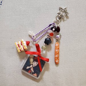 Kikis Delivery Service Beaded Keychain, Jiji, Accessories, Cute, Kawaii ...