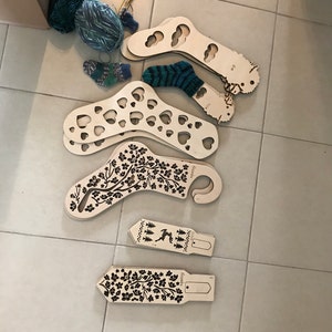 Sock Blockers, Wooden Sock Form, Knitting Accessories, Gift for Knitter ...