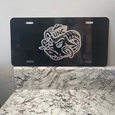 Laser Engraved Custom Vanity Plate Car Tag Clemson Alumni - Etsy