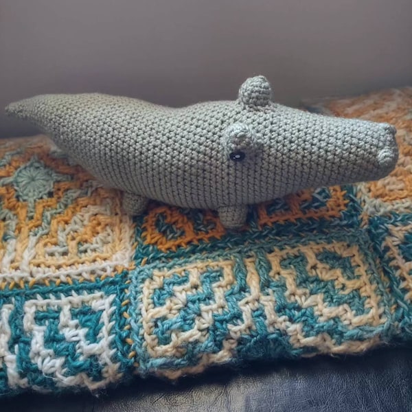 Crocodile Amigurumi Pattern - Crochet Pattern - Crocodile Pattern ...