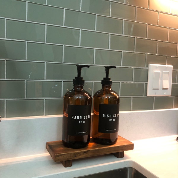 Black Labels for Dispensers | 3" Waterproof Soap Bottle Labels | Dish ...