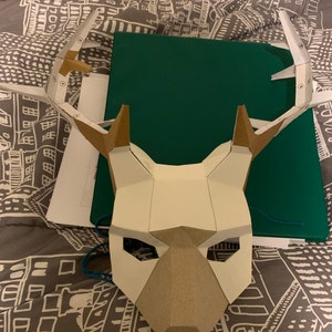 Commedia Dell Arte Mask Set 3D Papercraft Mask Template - Etsy