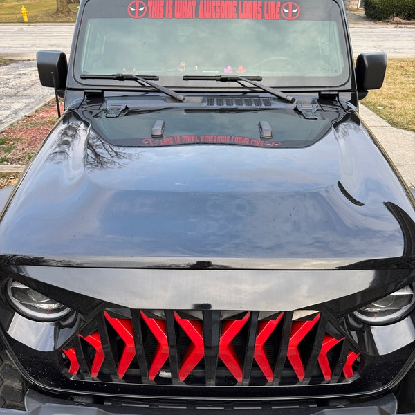 Windshield Sunstrip Eyebrow Decal | Text Only No Background | Custom ...