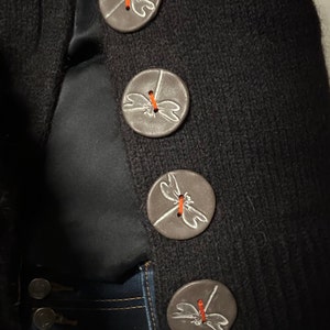 Dragonfly Artisan Buttons-hand-painted Dragonfly Buttons-pottery Button ...