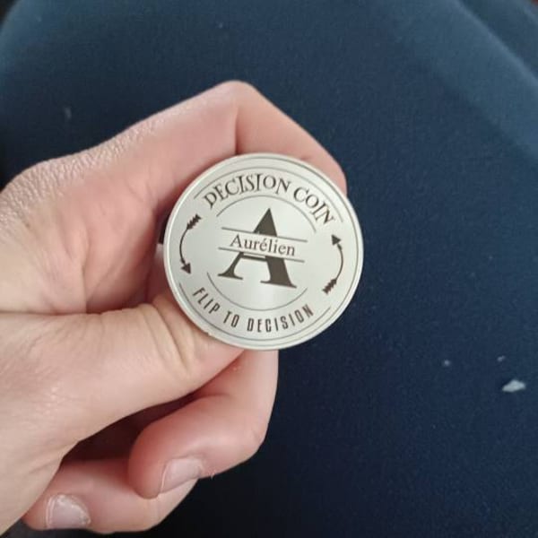Personalized Coin,custom Flip Coin,decision Making Coin,couple Decision ...