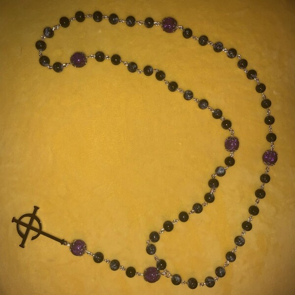 Ghost Band Rosary - Glow in the Dark - UV Reactive - Papa IV Blues ...