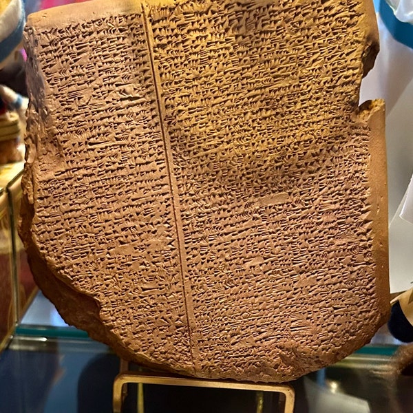 Epic of Gilgamesh Flood Story From Nineveh Replica Tablet - Etsy