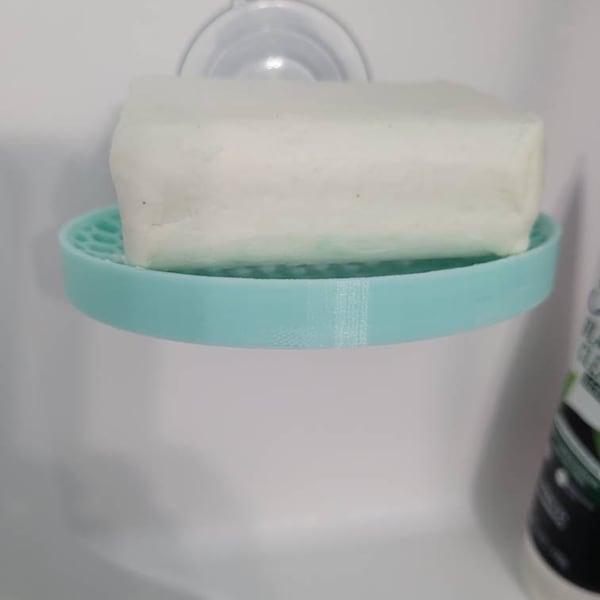 Suction Cup | Soap | Holder | Shower Soap Dish | Soap Saver | Draining ...
