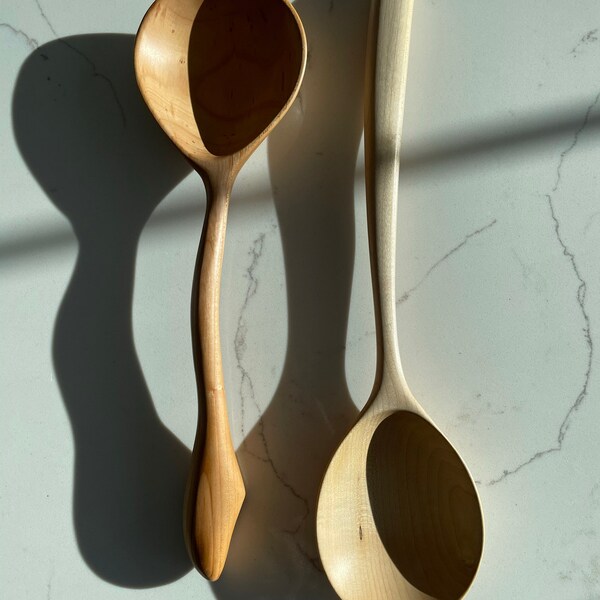 Original Kitchen Wooden Scoop Hand Carved From Beech Wood Flour Scoop ...