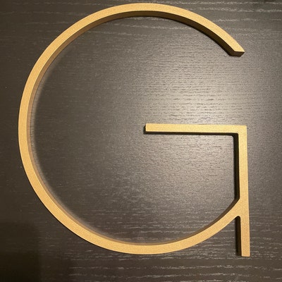 Large Wooden Letters for Wall Decor, Modern Gold Wood Letters Bedroom ...