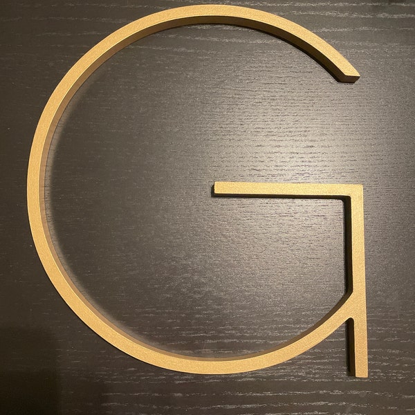 Large Wooden Letters for Wall Decor, Modern Gold Wood Letters Bedroom ...