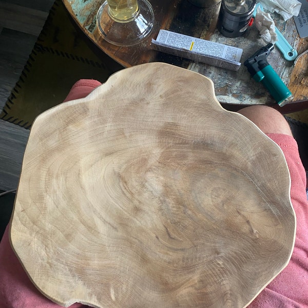 Eiche Echtholz Baumkanten Brett mit Rinde für Dein DIY Projekt ...