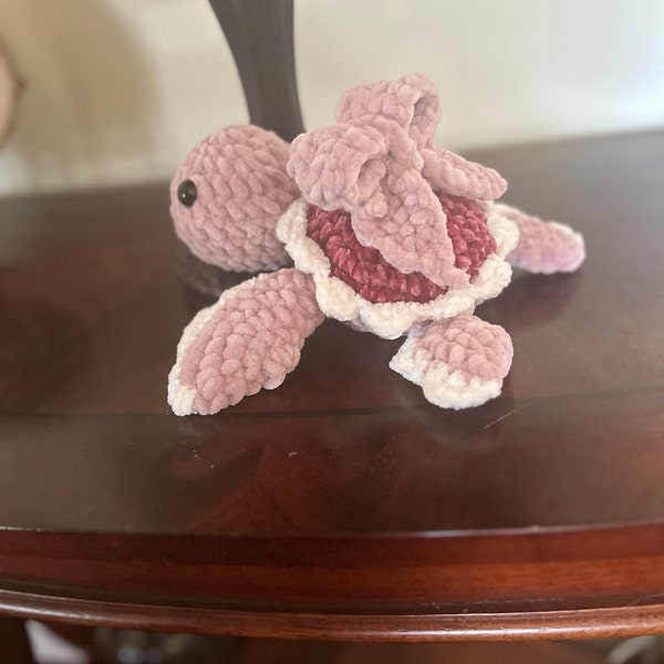 Mini Bow Turtle Crochet Pattern Valentines Day Pattern PDF Ribbon ...