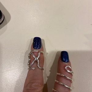 14k Rose Gold Fill Splint Ring mallet Finger Ring | Etsy