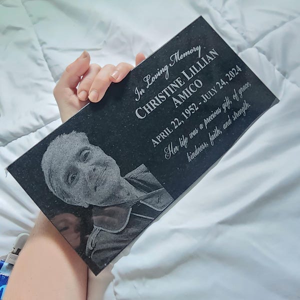 Photo Custom Memorial Stone - in Loving Memory, Personalized Grave ...
