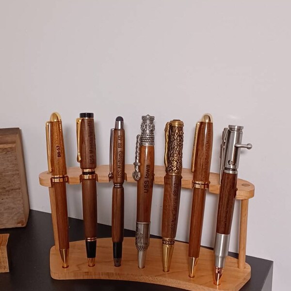 6 Pen Multi Pen Desktop Holder/display - Etsy