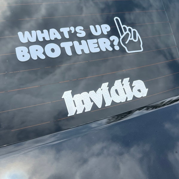 Whats up Brother Vinyl Decal - Etsy