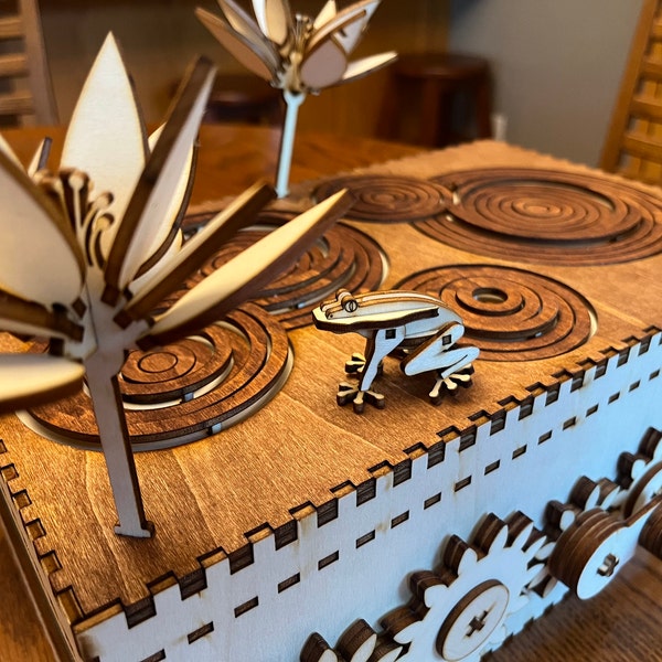 Rain Drop Kinetic Sculpture: Laser Cut Automata Plans (digital File ...