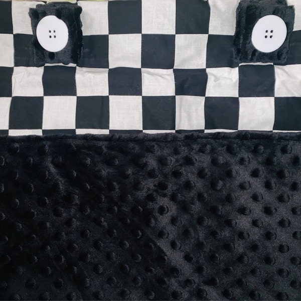 Checkered Carseat Cover Checkered Car Seat Canopy Many Colors to Choose ...