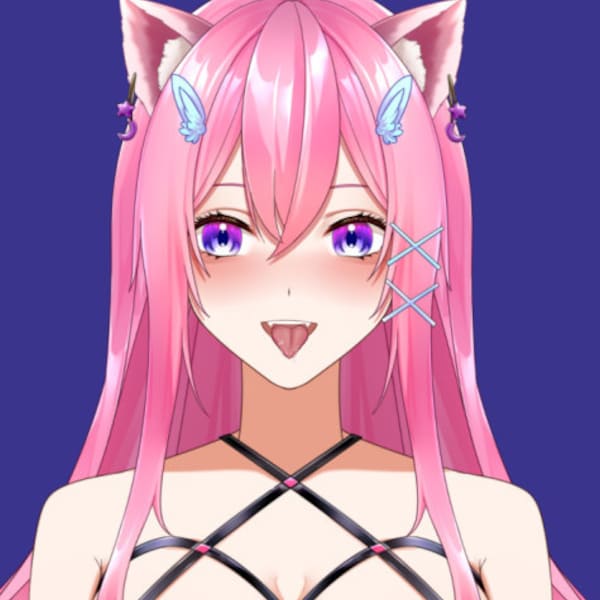 Ready to Use Vtuber | Demon | Live2d Model | Vtuber Avatar | Premade ...
