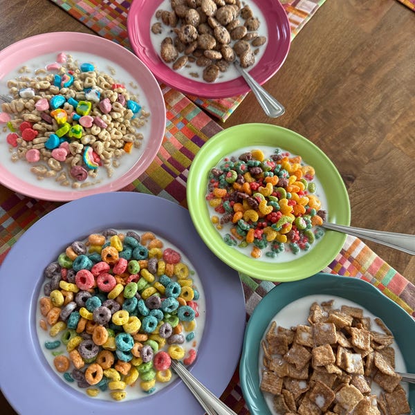 Hanging Cereal Wall Art Decor | Bespoke | Lucky Charms | Fruit Loops ...