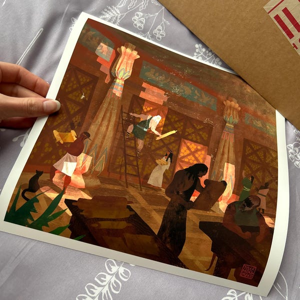 Myrina: Conqueror Queen | Art Print | Amazon Queen Myrina | Greek ...