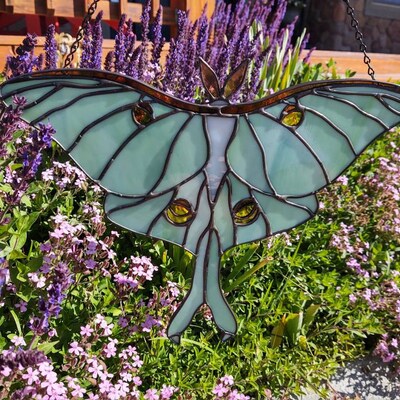 Luna Moth Stained Glass Template Stained Glass Template Luna Moth Moth ...