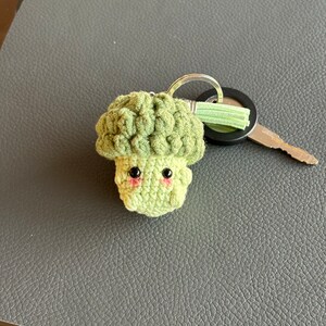 Cute Crochet Broccoli Keychain - Etsy