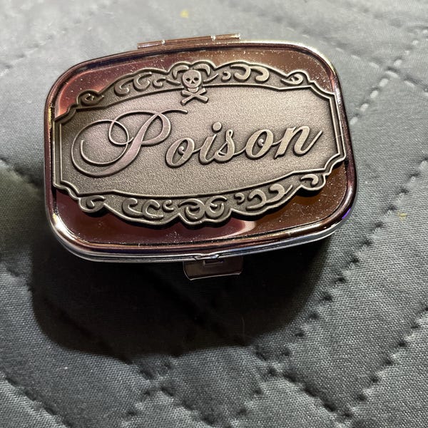 Poison Victorian Pill Box Goth Witchy - Etsy