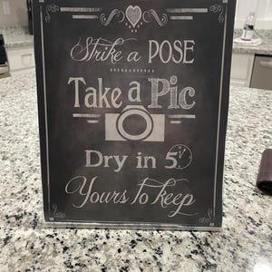 WANTED PHOTO BOOTH Sign Western Theme Vintage Style Sign Printable File ...