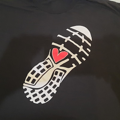 Love Running Shirt,runner Shirt for Women,running Shoe With Heart,gift ...