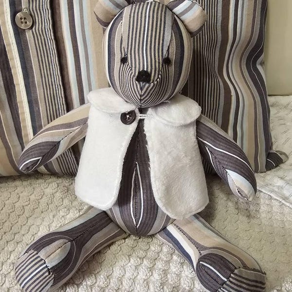 Memory Bear, Sewing Pattern, 18 Inches Tall, A2115, Memorial Bear ...