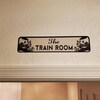 The Train Room Sign, Train Room, Train Wall Decor, Train Rooms, Custom ...